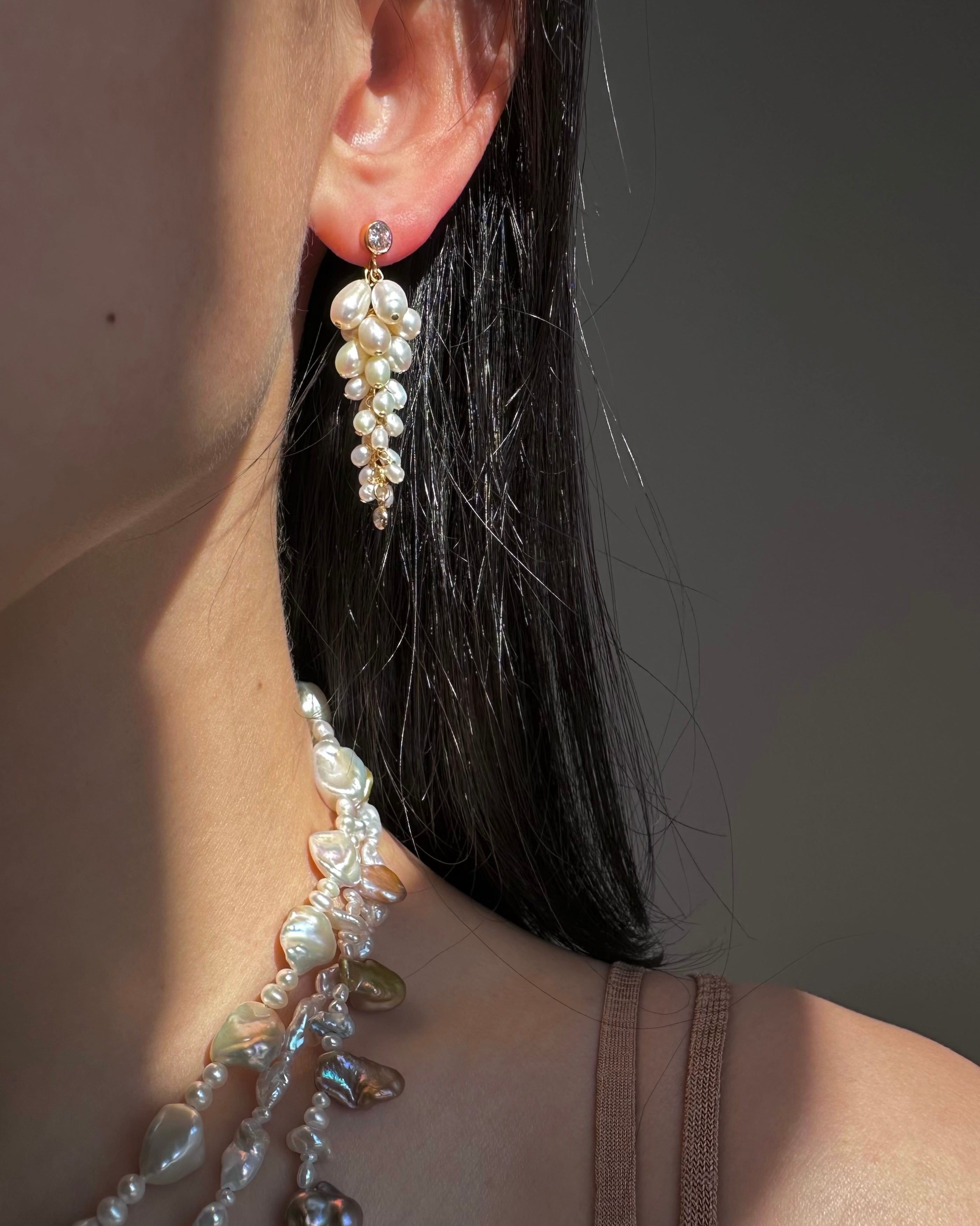 VESPERA Earring – ÍASPIS PEARL.JW