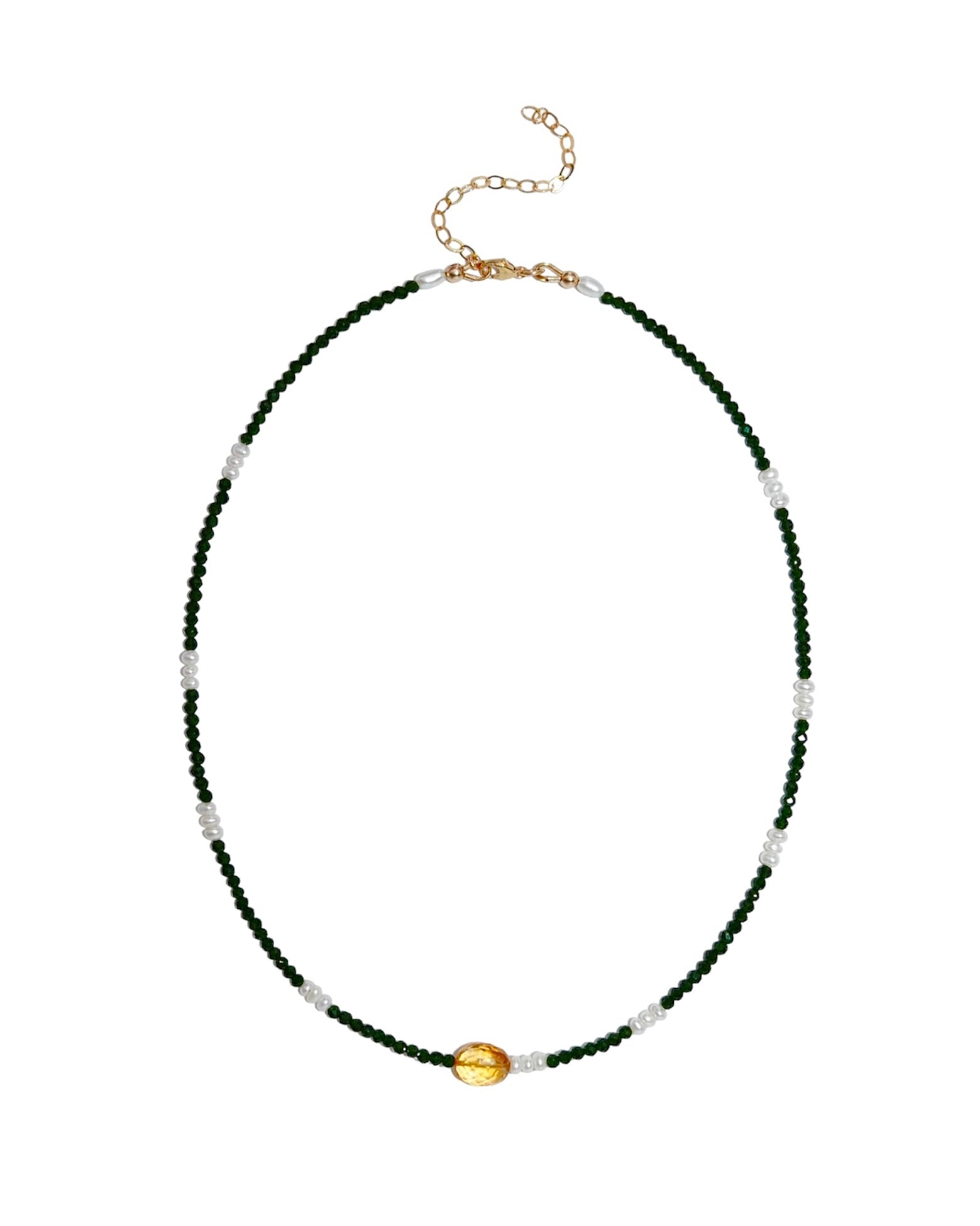 MOONLIGHT Citrine Necklace – ÍASPIS PEARL.JW