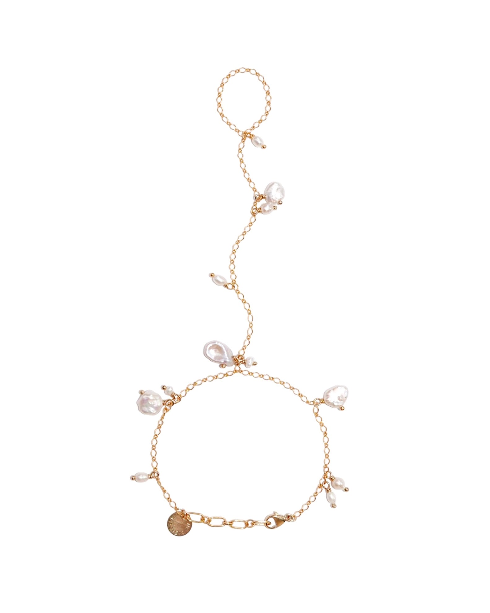 PAMELIA Hand Chain – ÍASPIS PEARL.JW