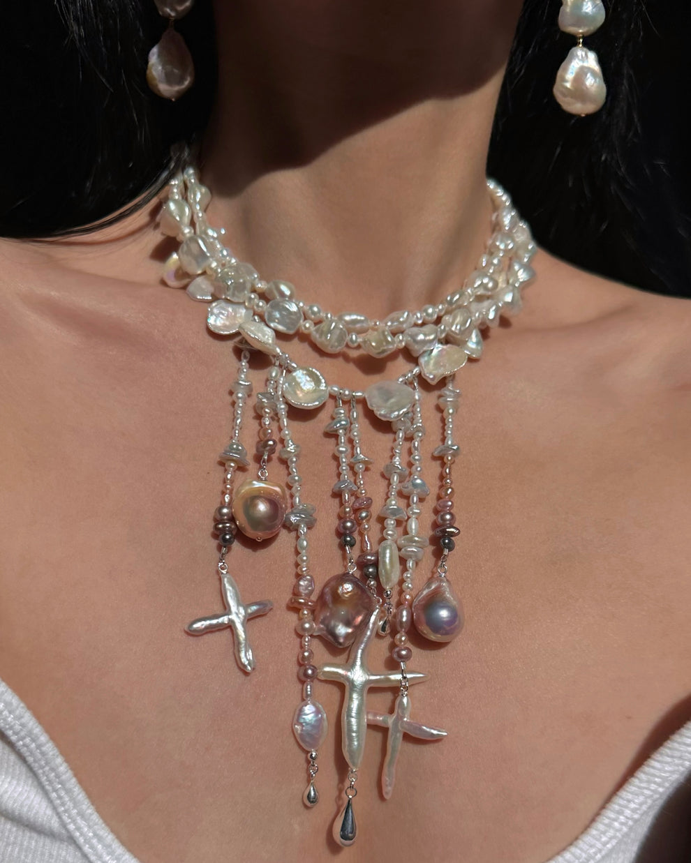 WILD PROMISE Piece Unique Necklace – ÍASPIS PEARL.JW