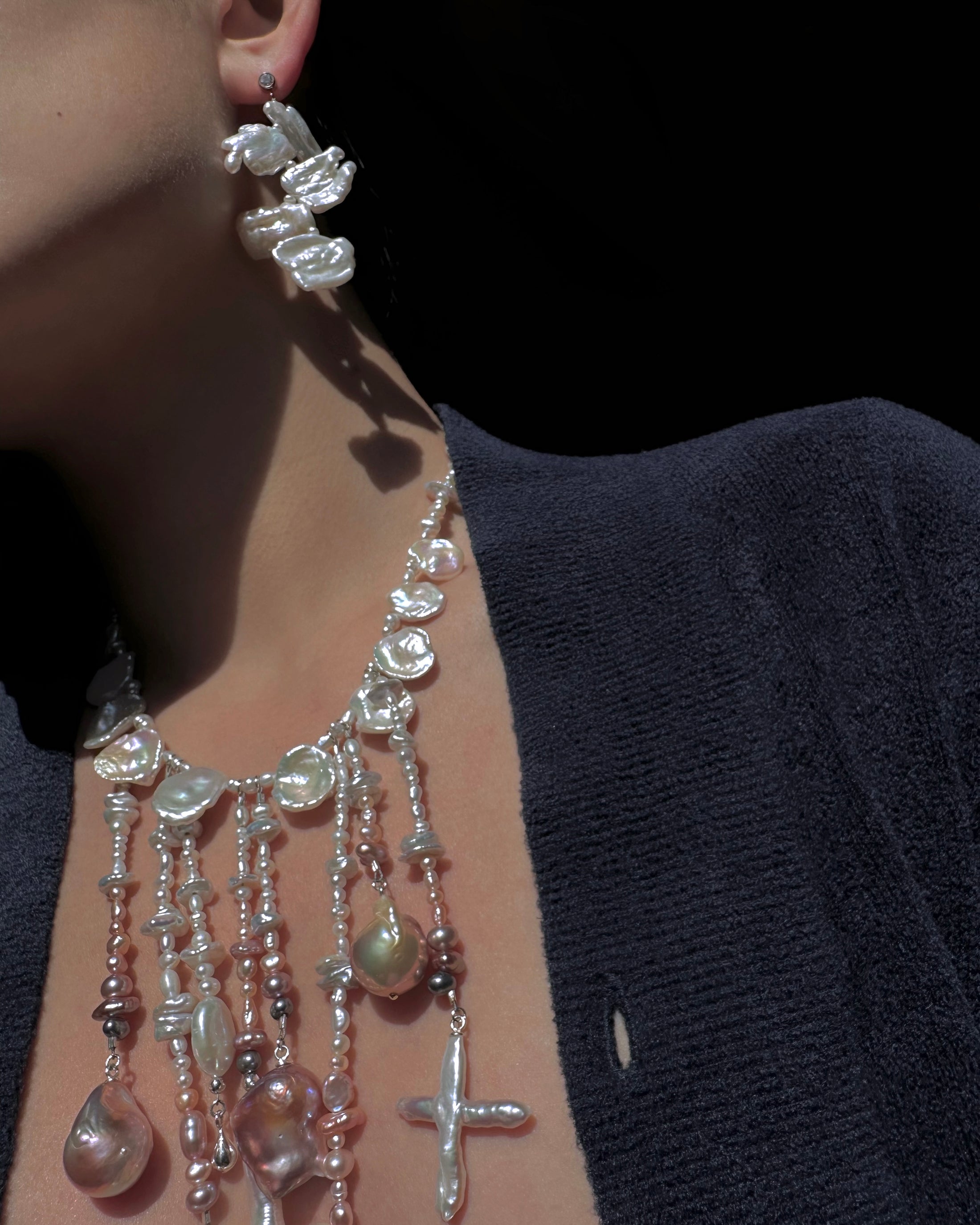 WILD PROMISE Piece Unique Necklace – ÍASPIS PEARL.JW